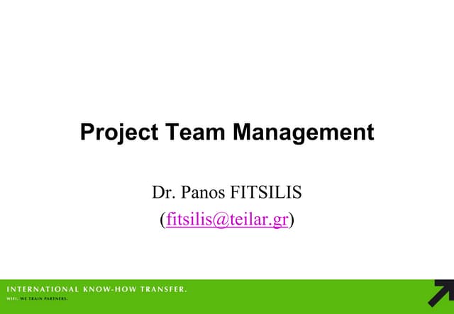 Managing Groups & Teams | PPT