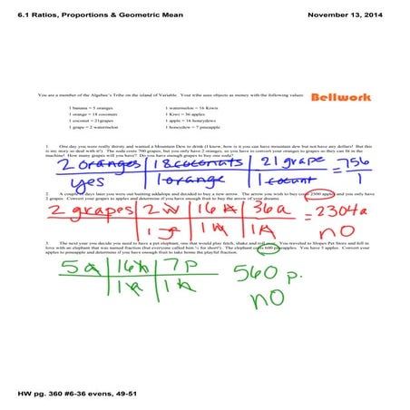 Math unit5 ratio and proportion | PPT