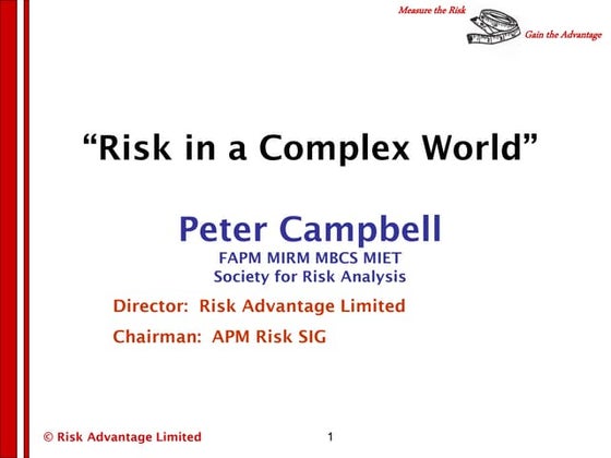 Risk management | PPTX | Business | Business and Finance