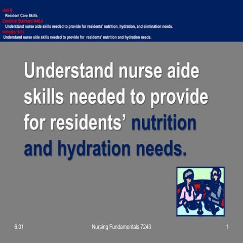 6.01 nutrition and hydration | PPTX