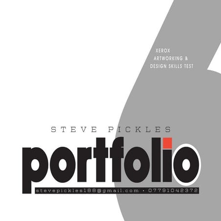 Xerox artwork skills and design tests | PDF