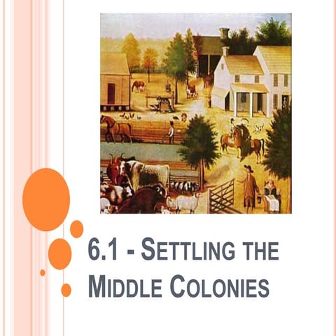 6.1 The Middle Colonies | PPTX