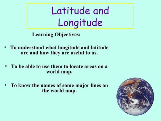 Scale and distance | PPT | Geography | Science