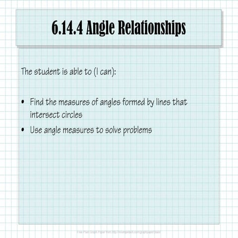 6.14.4 Angle Relationships | PPT