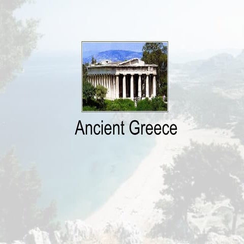 6. ancient greek civilization | PPT