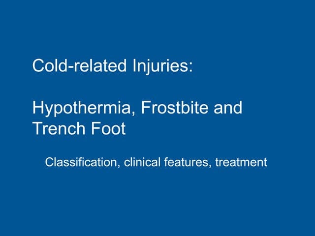 Cold weather-safety extensive power point | PPT