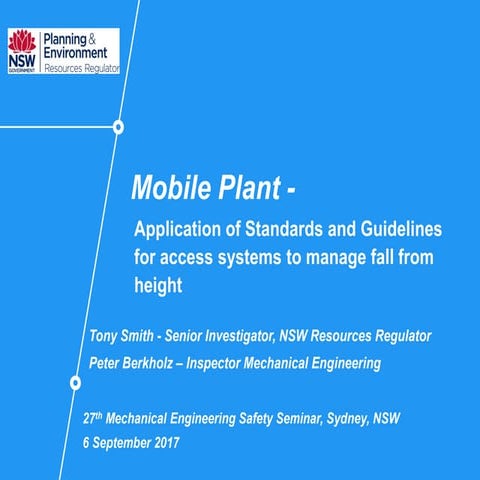 Application of Standards and guidelines for access systems to manage ...