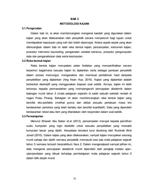 Contoh metodologi kajian | DOCX
