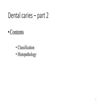 Dental caries | PPT