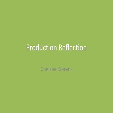 6. production reflection | PPTX