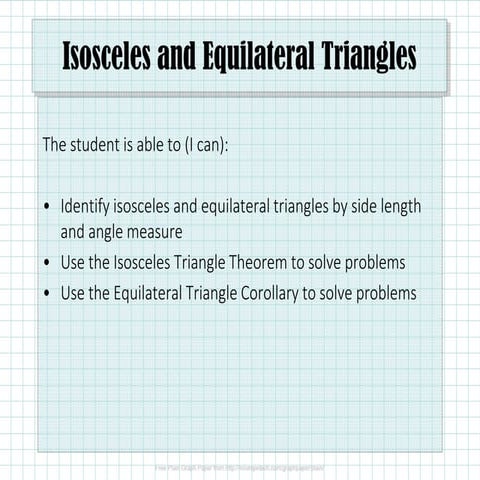 6.5 Isosceles and Equilateral Triangles | PDF