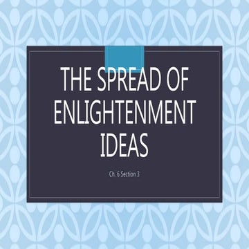 The enlightenment part one