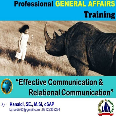 Effective Communication GA_ Materi Training "Effective GENERAL AFFAIR ...