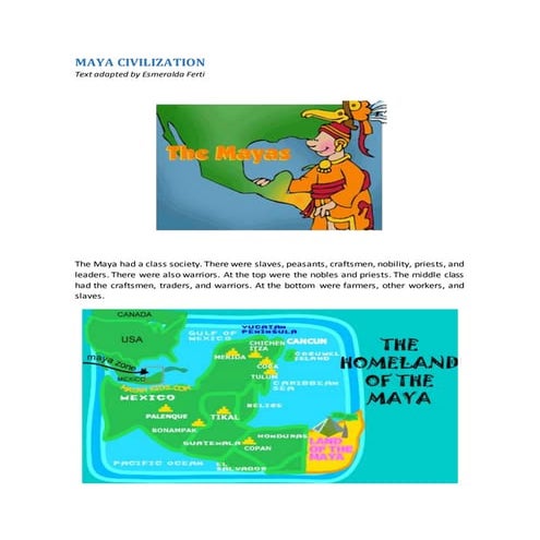 6. mayan civilization | DOCX