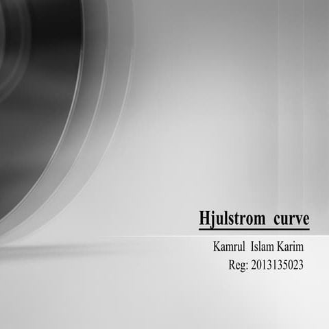 hjulstrom curve | PPT