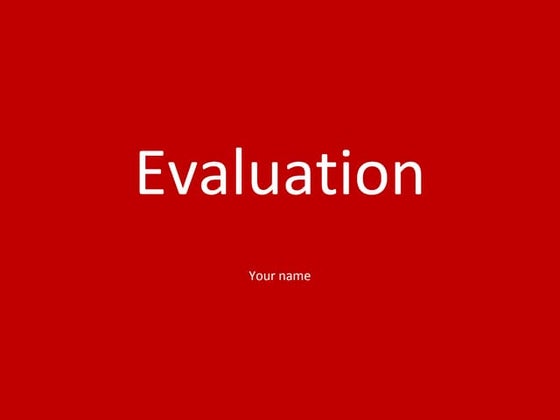 Production assignment evaluation form | PPT