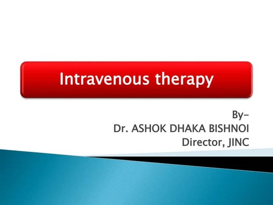 Introduction To The Visual Infusion Phlebitis Vip Score Ppt