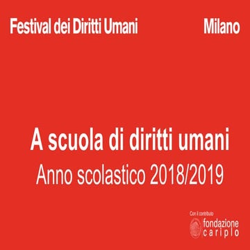 A Scuola di Diritti Umani: Il ruolo di Twitter nella Primavera Araba | PPTX