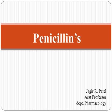 Penicillin's | PPTX