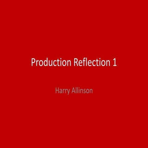 6. production reflection | PPTX