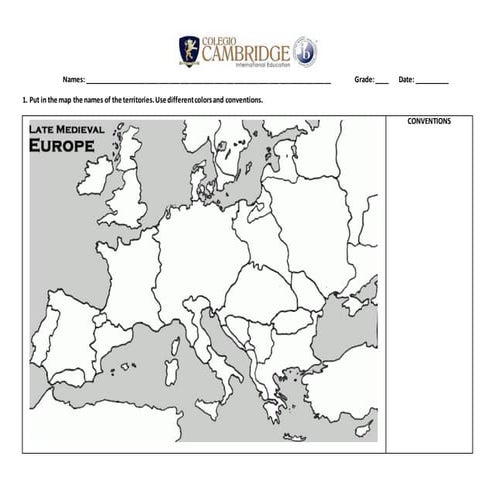 6.3.3 middle ages map | PPT