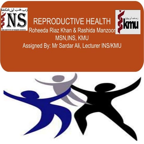 REPRODUCTIVE HEALTH PPT | PPTX