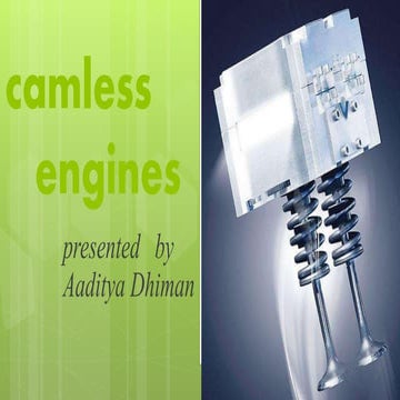 Camless engines | PPT