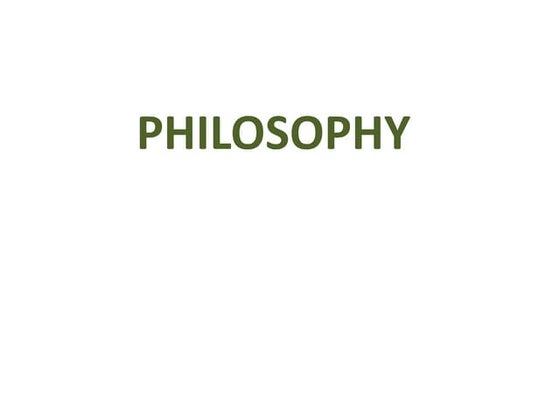 3.1 etymological meaning of philosophy | PPT