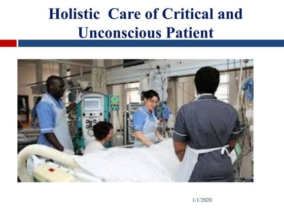 Nursing management of critically ill patient | PPTX