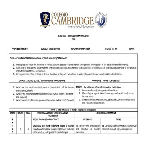 Grade 5 Ancient Civilizations Unit | PPT