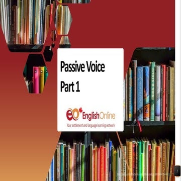 passive voice part 1 | PPT