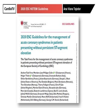 2023 ESC Guidelines for the management of Acute Coronary Syndromes (I ...