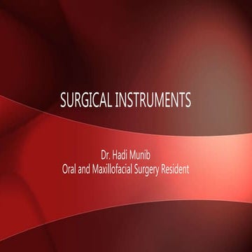 Surgical Instruments | PPT