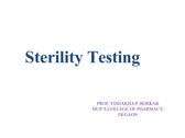 Sterility testing | PPT