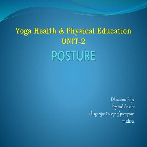 POSTURE | PPT