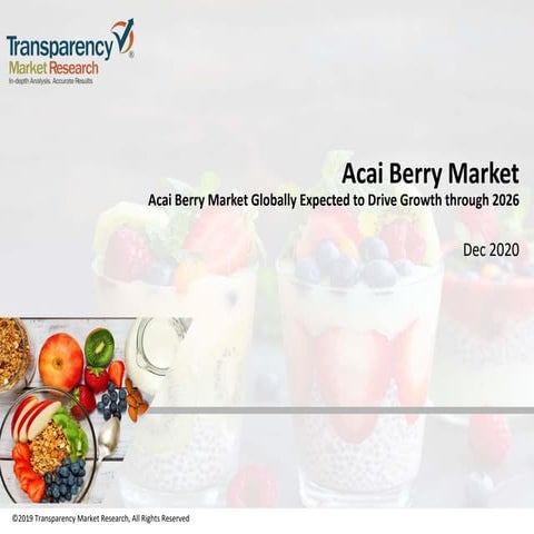 acai berry market | PDF