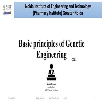 Genetic engineering | PPTX