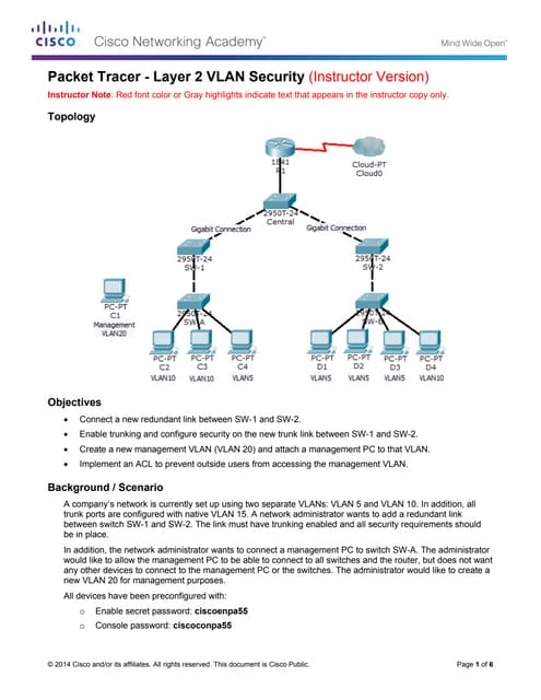 5.5.1.2 packet tracer configure ios intrusion prevention system (ips) using cli instructor | PDF ...