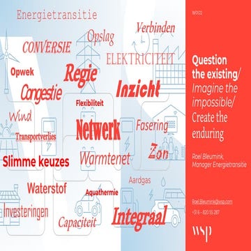 Question the existing / Imagine the impossible / Create the enduring | PPT