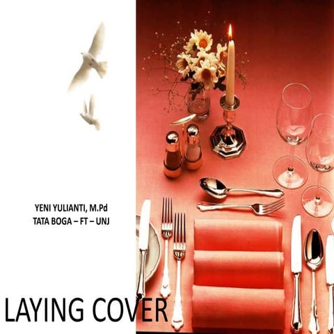 Laying cover for table | PPT