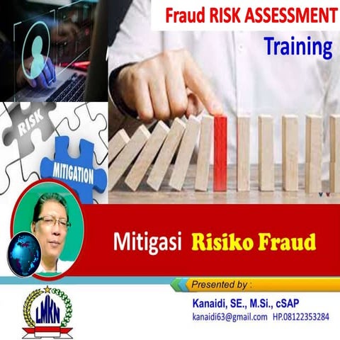 Mitigasi Risiko Fraud _"Training Fraud RISK ASSESSMENT" | PPTX