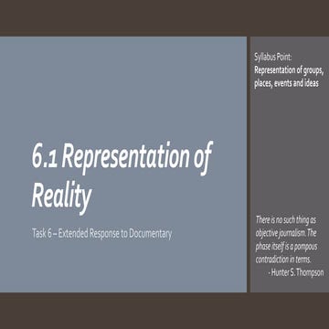 6.1 - Representation of Reality.pptx