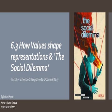 6.3 - Values shape representation & Social Dilemma.pptx