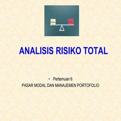6. Analisis Risiko Total.ppt