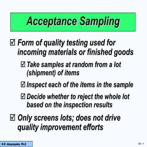 6. Sampling Plan Single Sampling.pdf