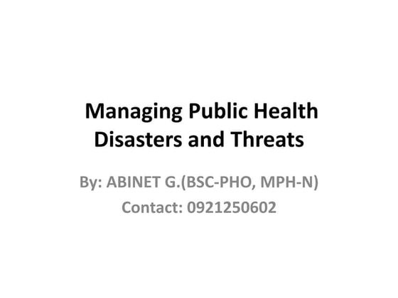 Concept of disaster, hazard, vulnerability, exposure, capacity | PPTX ...