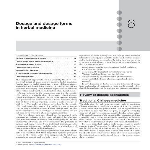 6. Dosage and dosage forms in herbal medicine.pdf
