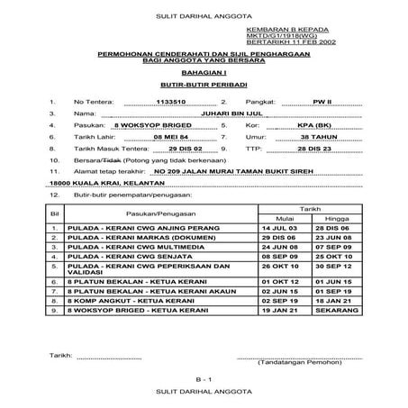 6. Kembaran B - Permohonan Cenderahati Dan Sijil Penghargaan Anggota ...