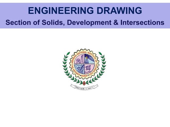 Section of solids - ENGINEERING DRAWING/GRAPHICS | PPT