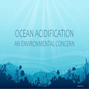OCEAN ACIDIFICATION | PPTX